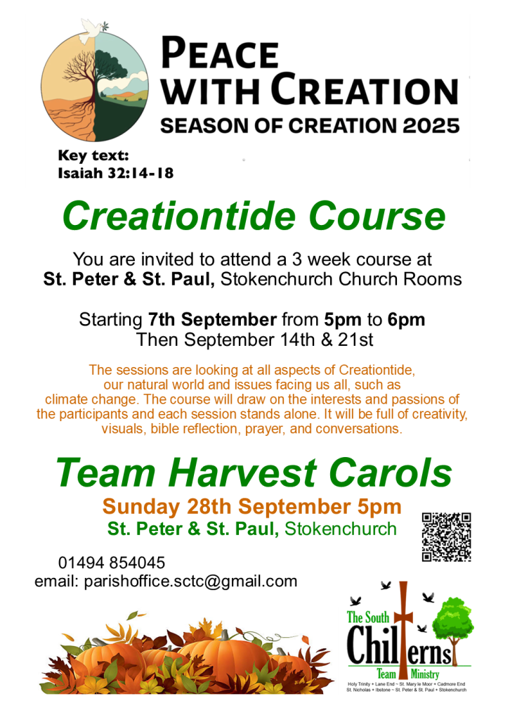 Creationtide 2025 – ST PETER & ST PAUL’S CHURCH STOKENCHURCH